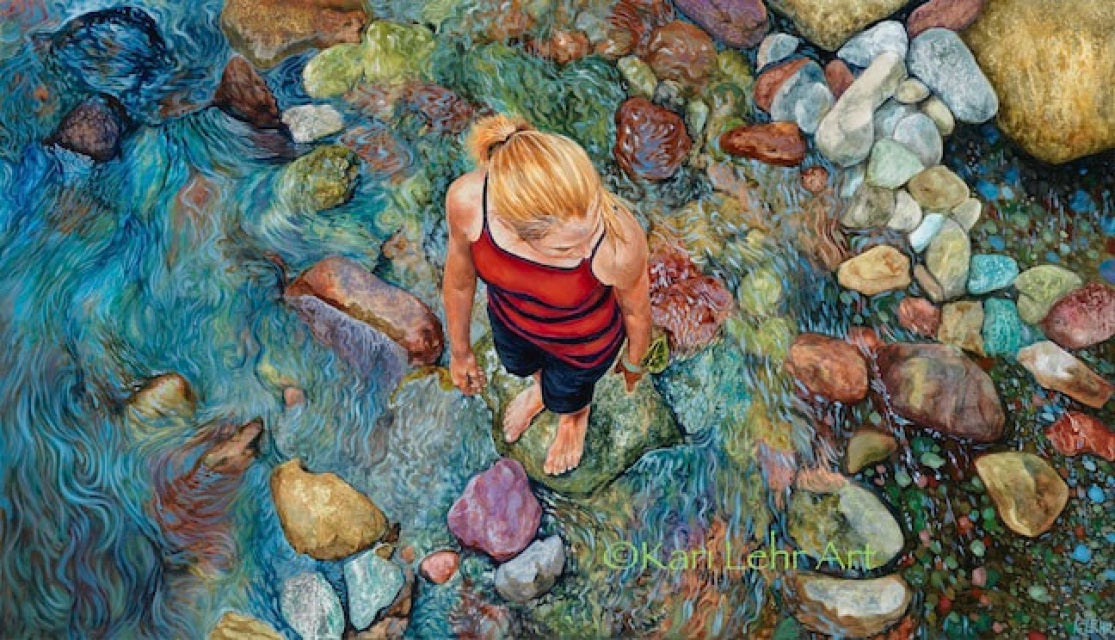 Carte de souhaits/Card - The Crossing - Kari Lehr Art | Atelier ...