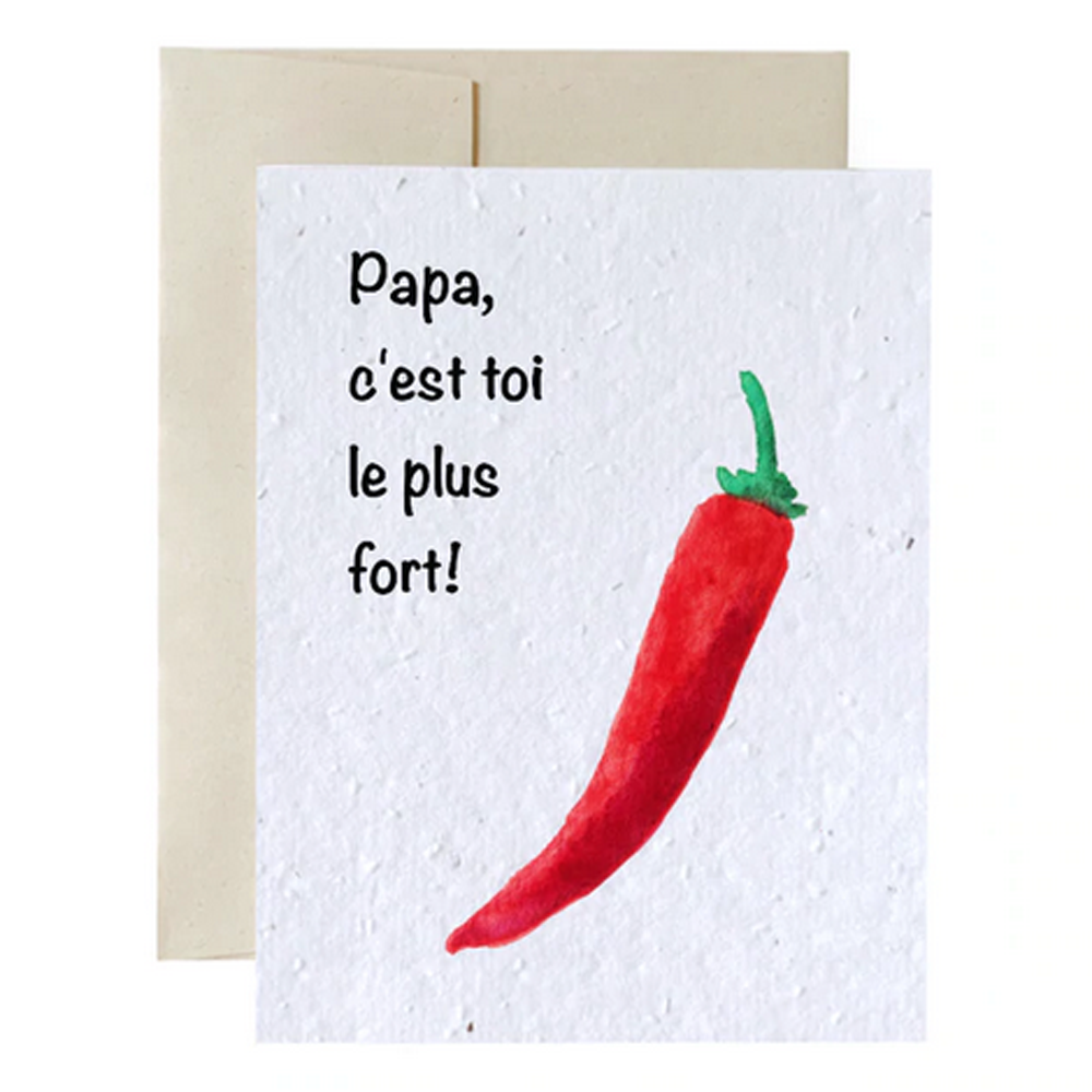 Carte Piment Fort / Chilly - Flowerink | Atelier-boutique Femme ...